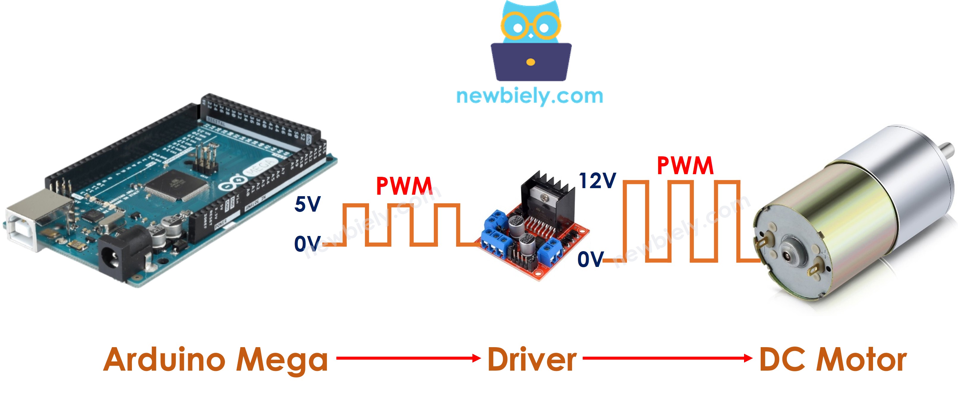 Arduino Mega - DC Motor | Arduino Mega Tutorial