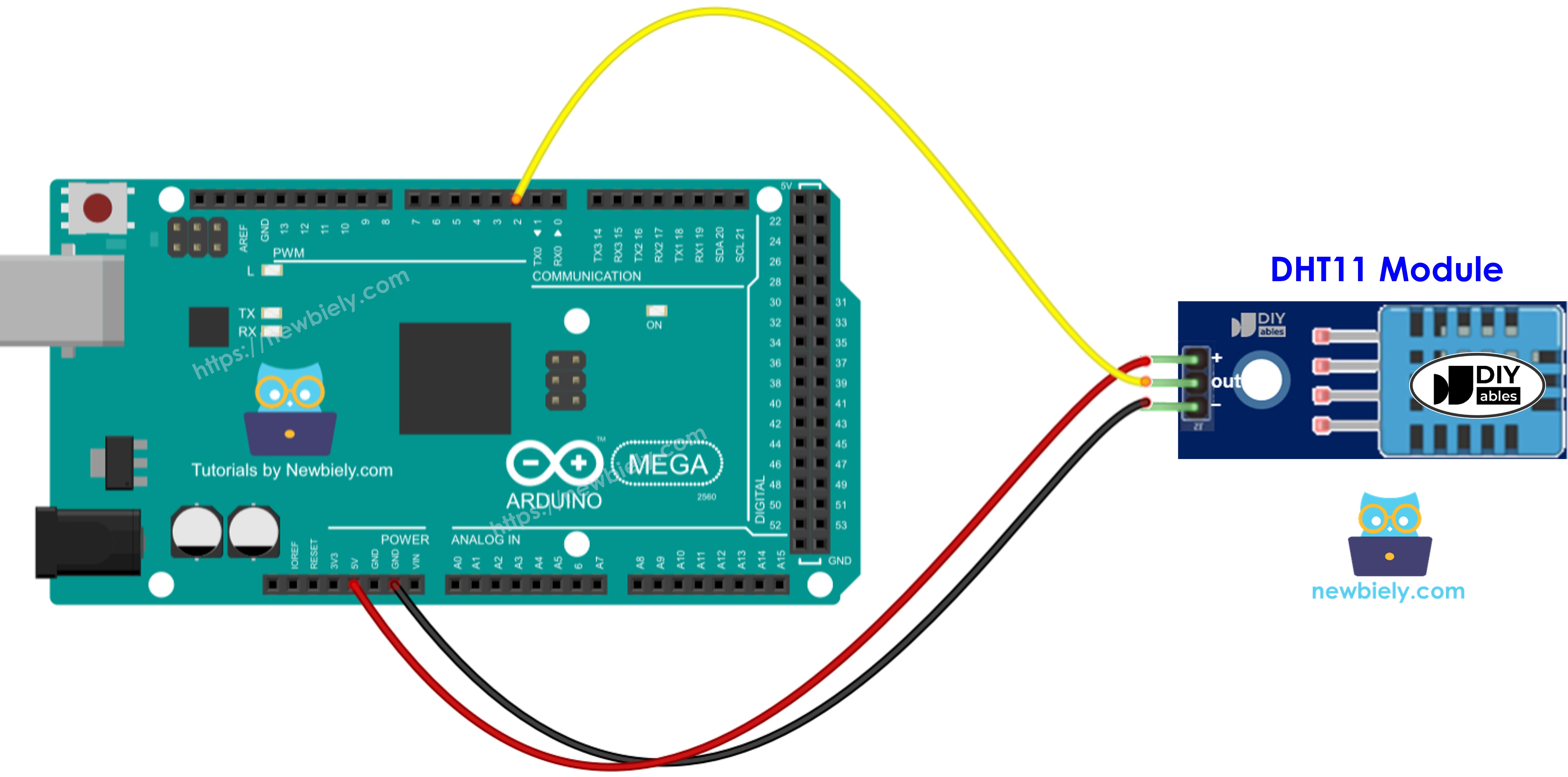 Arduino Mega - DHT11 | Arduino Mega Tutorial